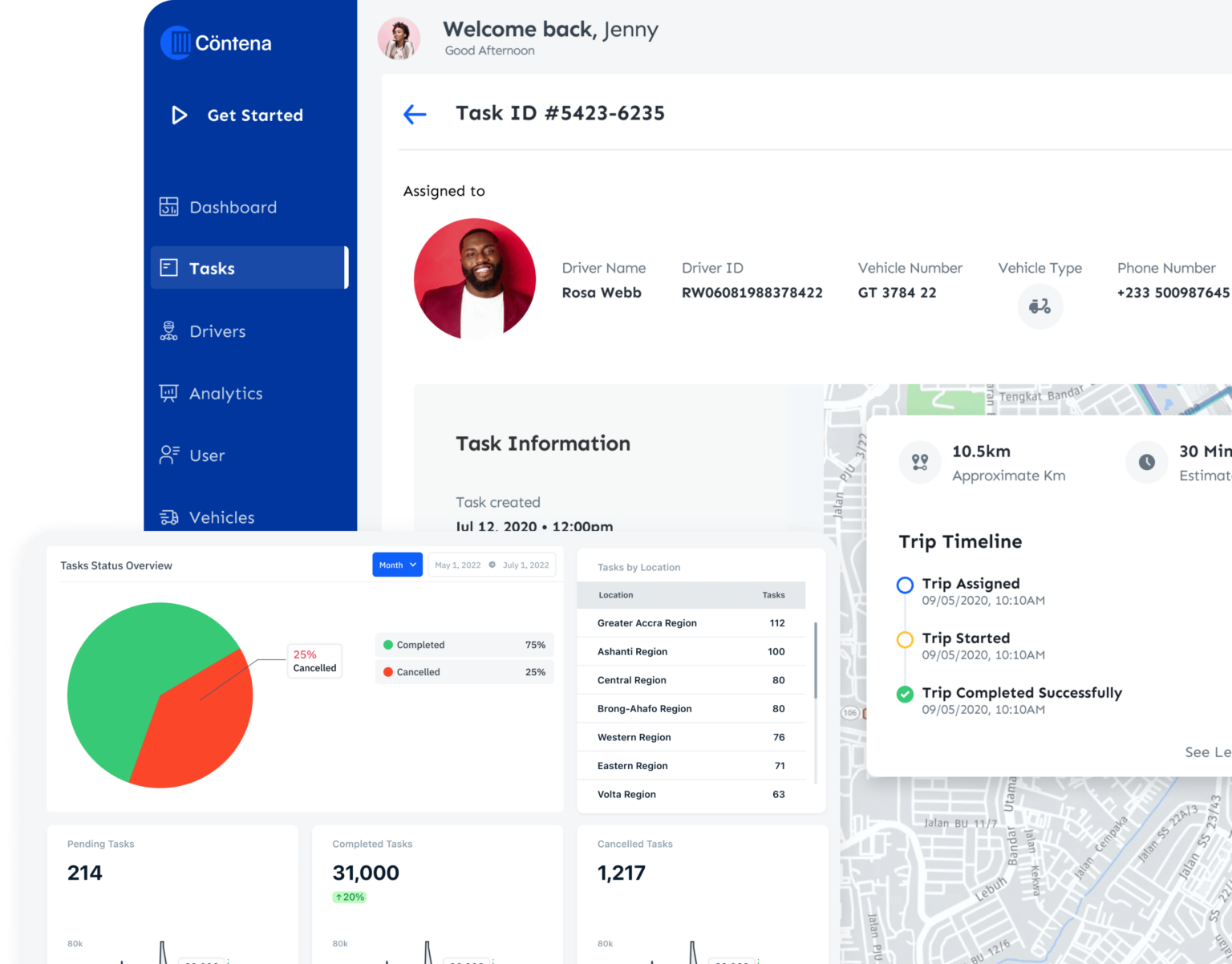 Delivery – Contena